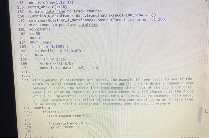 Solved in RStudio this population lives in an area where | Chegg.com