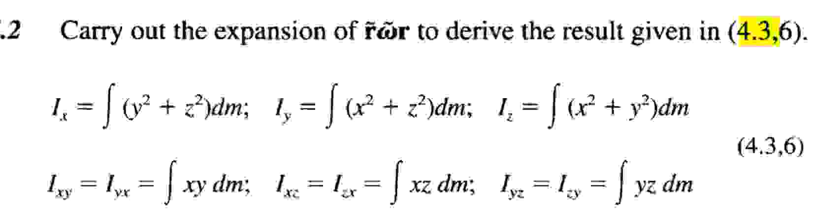 Solved 4.2 ﻿Carry out the expansion of tilde(r)tilde(ω)r ﻿to | Chegg.com
