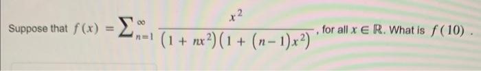 Solved Suppose that fn(x)=nsin(nx), for all x∈R. What is | Chegg.com