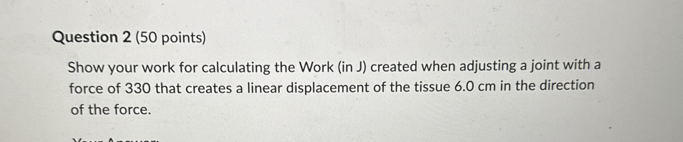 Solved Question 2 (50 ﻿points)Show your work for calculating | Chegg.com