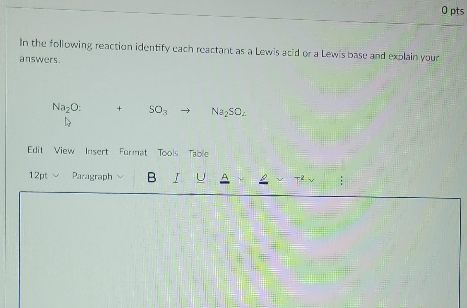 Solved In the following reaction identify each reactant as a | Chegg.com