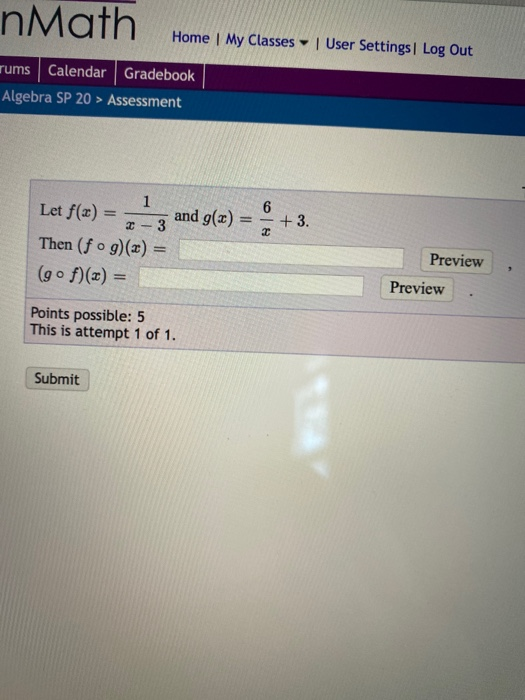 Solved nMath Home My Classes - User Settings | Log Out rums | Chegg.com