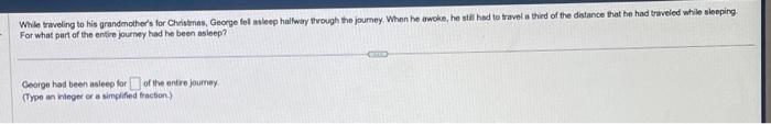 Solved For what part of the entice journey had he been | Chegg.com