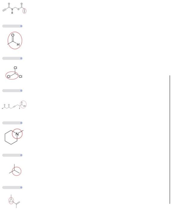 Solved Identify each functional group circled on the | Chegg.com