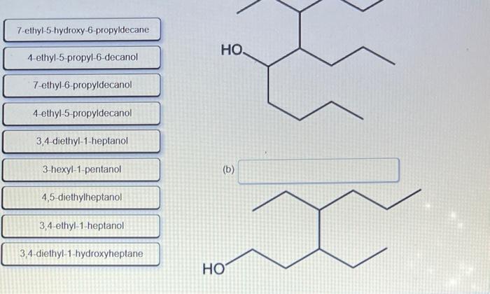 Solved 7-ethyl-5-hydroxy-6-propyldecane | Chegg.com