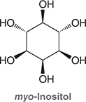 [Solved]: Draw the less stable chair conformation of myo-ino