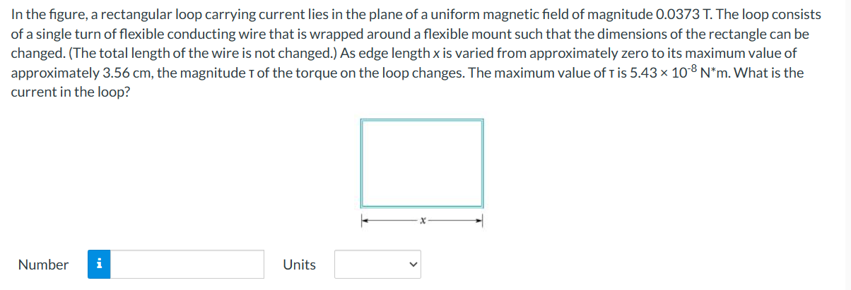 Solved In the figure, a rectangular loop carrying current | Chegg.com