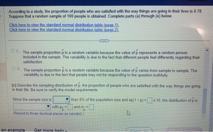 Solved Suppose a simple random sample of size n=50 is | Chegg.com