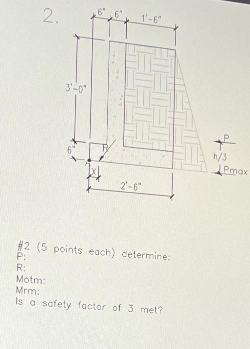 Solved \#2 (5 points each) determine: P: R: Motm: Mrm: Is a | Chegg.com