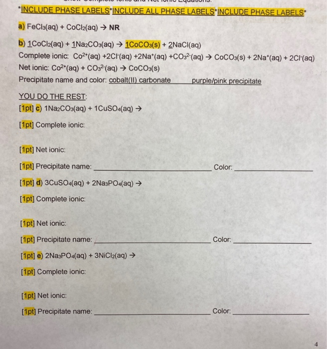 Solved *INCLUDE PHASE LABELS INCLUDE ALL PHASE LABELS | Chegg.com