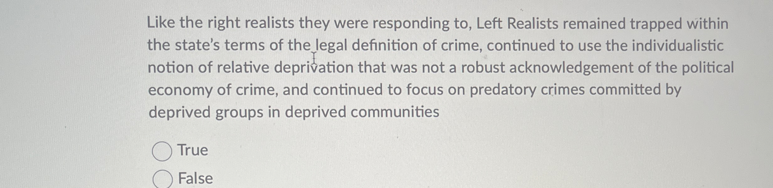 Solved Like the right realists they were responding to, | Chegg.com