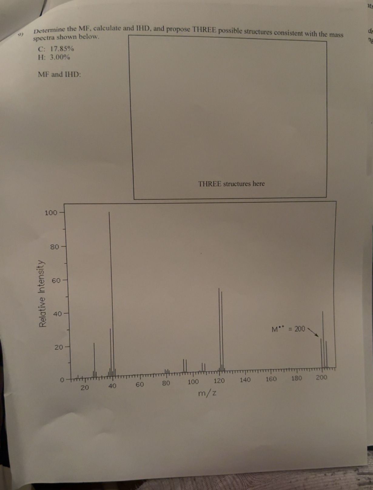 Solved Determine the MF, ﻿calculate and IHD, and propose | Chegg.com