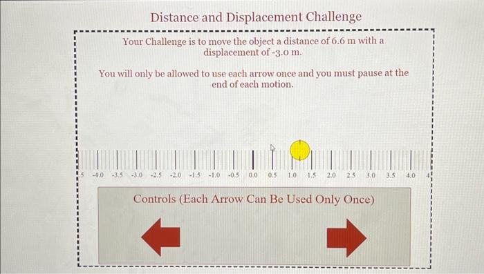 Solved Distance and Displacement Challenge Your Challenge is | Chegg.com
