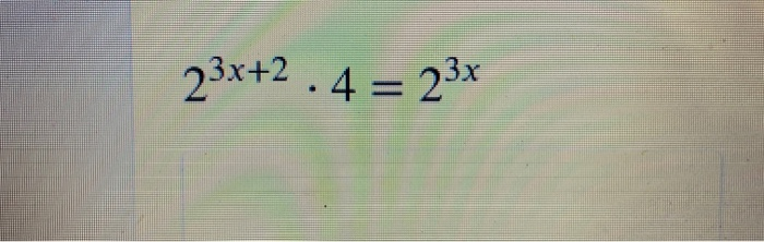Solved 23x+2.4 = 234 | Chegg.com