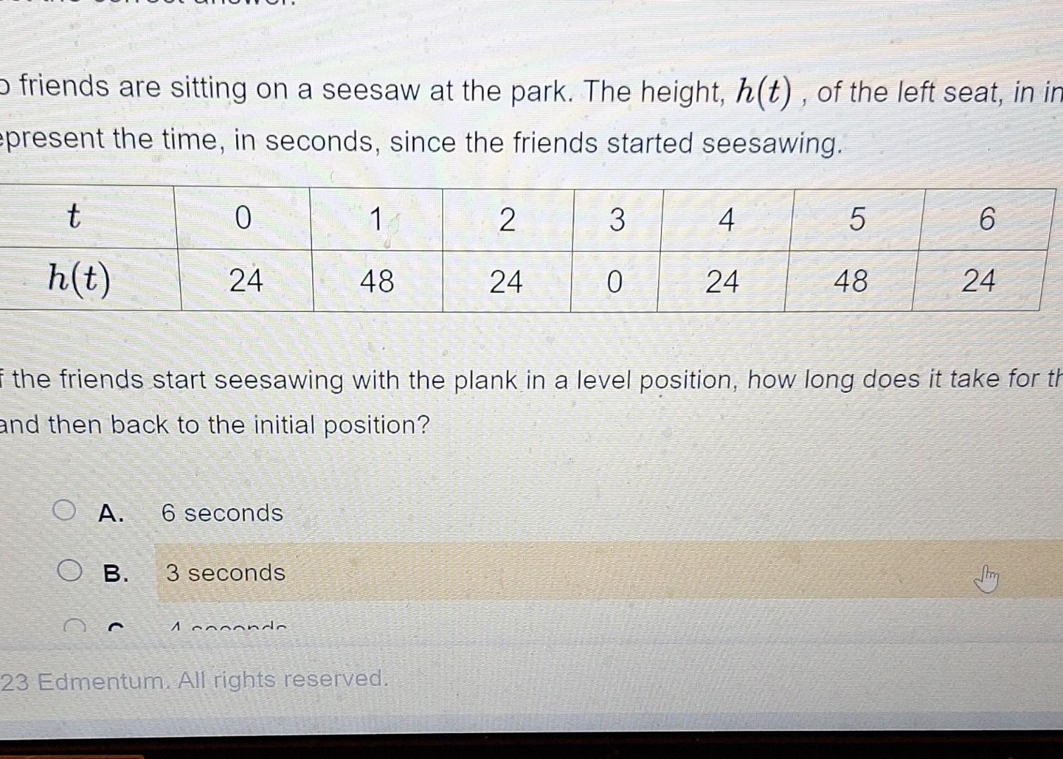Two friends are sitting on a seesaw at the park. The | Chegg.com