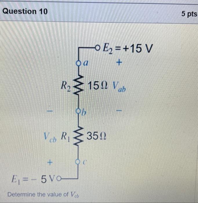 Solved DeternDetermine the value of Vcb Vcb=−14 VVcb=14 | Chegg.com