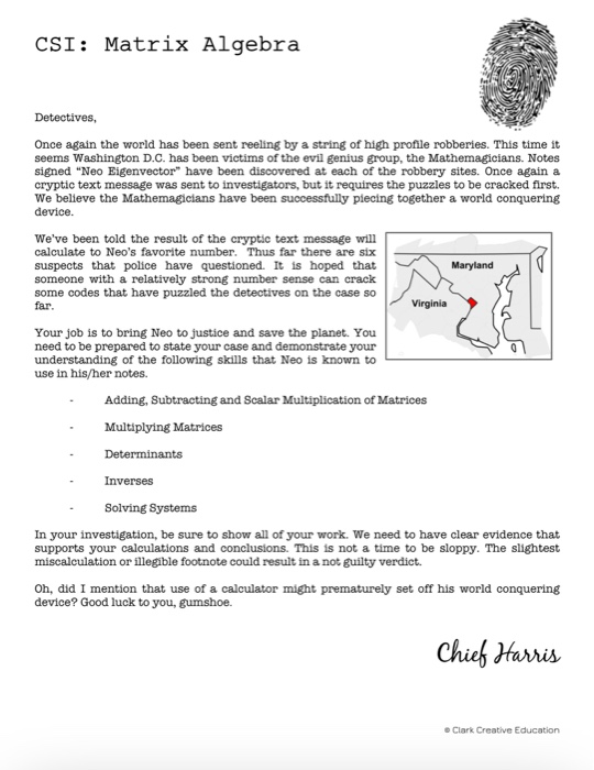 Solved This is one of the scenes in a crime scene matrix | Chegg.com