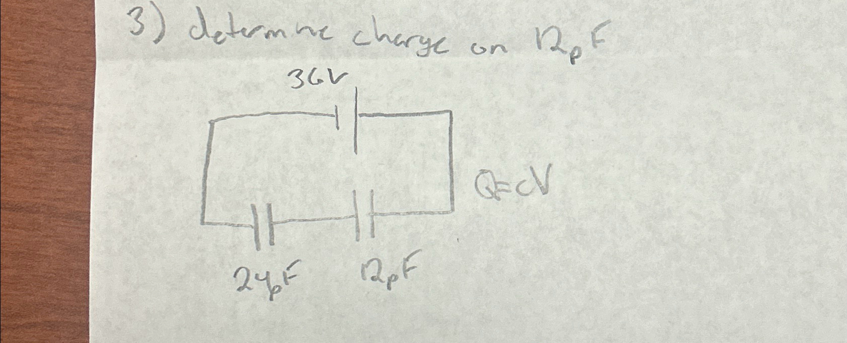 Solved determine charge on RpfQF C V | Chegg.com Solved determine charge on RpfQF C V | Chegg.com