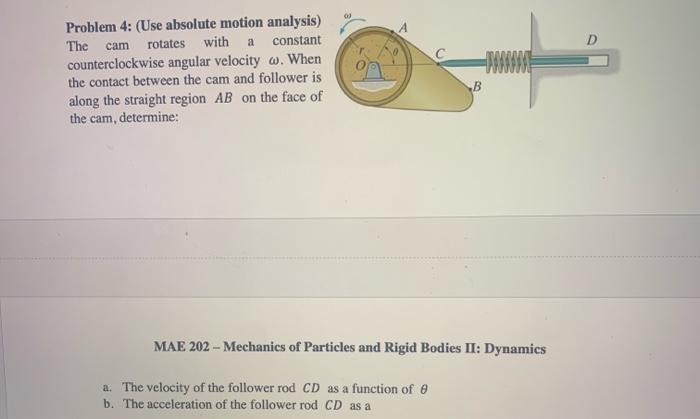 Solved DYNAMICSPLEASE HELP ME WITH THIS QUESTION, USE | Chegg.com