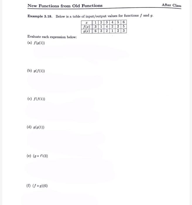Solved New Functions From Old Functions After Class 1 4036