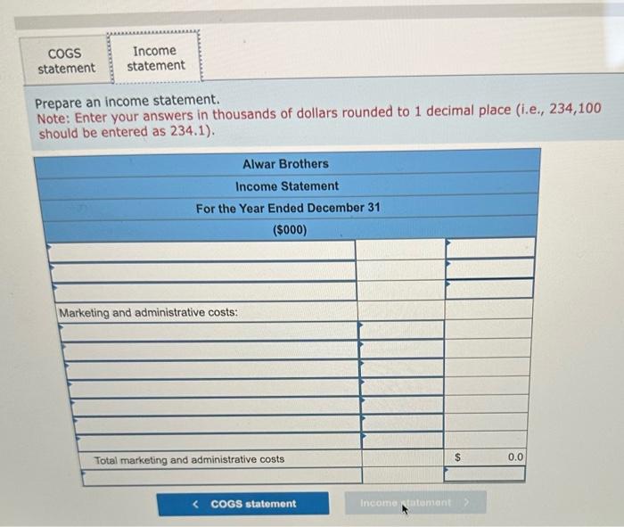 Solved Problem 2-67 (Algo) Prepare Statements for a | Chegg.com