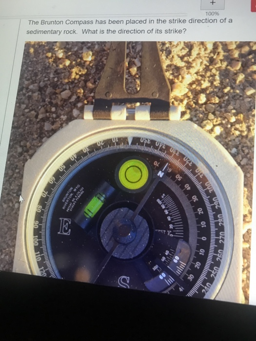 A Brunton compass can also be used to measure the dip | Chegg.com