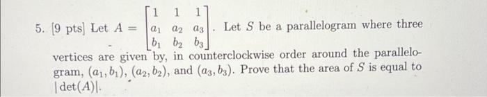 Solved 1 1 1 a1 a2 a3 b₁ b₂ b3 vertices are given by, in | Chegg.com