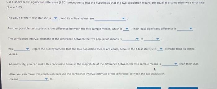 Solved 6. Multiple comparison procedures #2 "The U.S. | Chegg.com