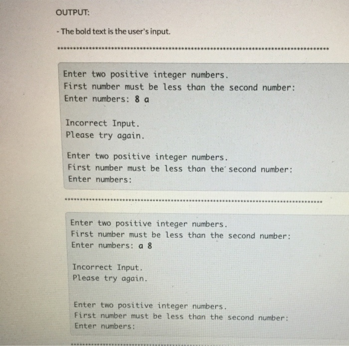 Solved 2. Write a program that uses while loops to perform | Chegg.com