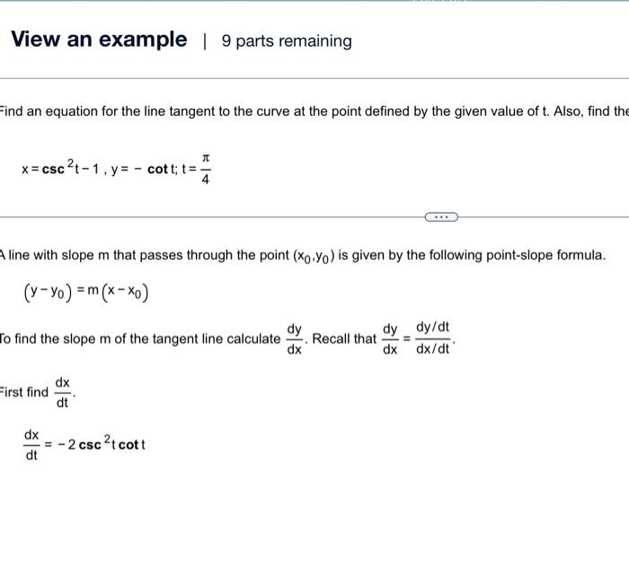 Solved Can someone please explain to me how dx/dt of csc^2 | Chegg.com
