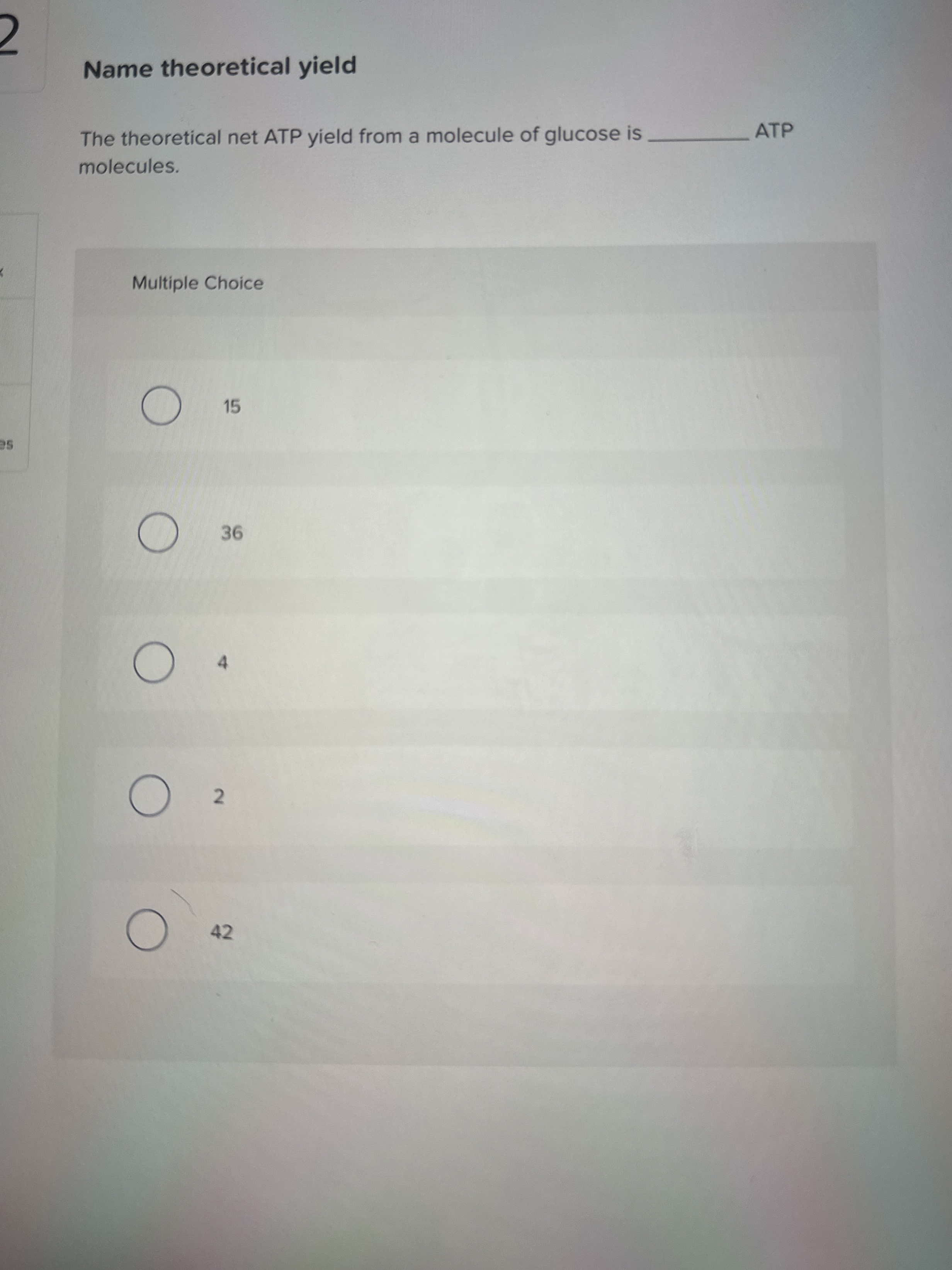 Solved Name theoretical yieldThe theoretical net ATP yield | Chegg.com