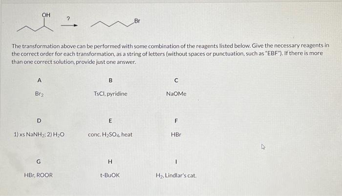 Solved ? The transformation above can be performed with some | Chegg.com