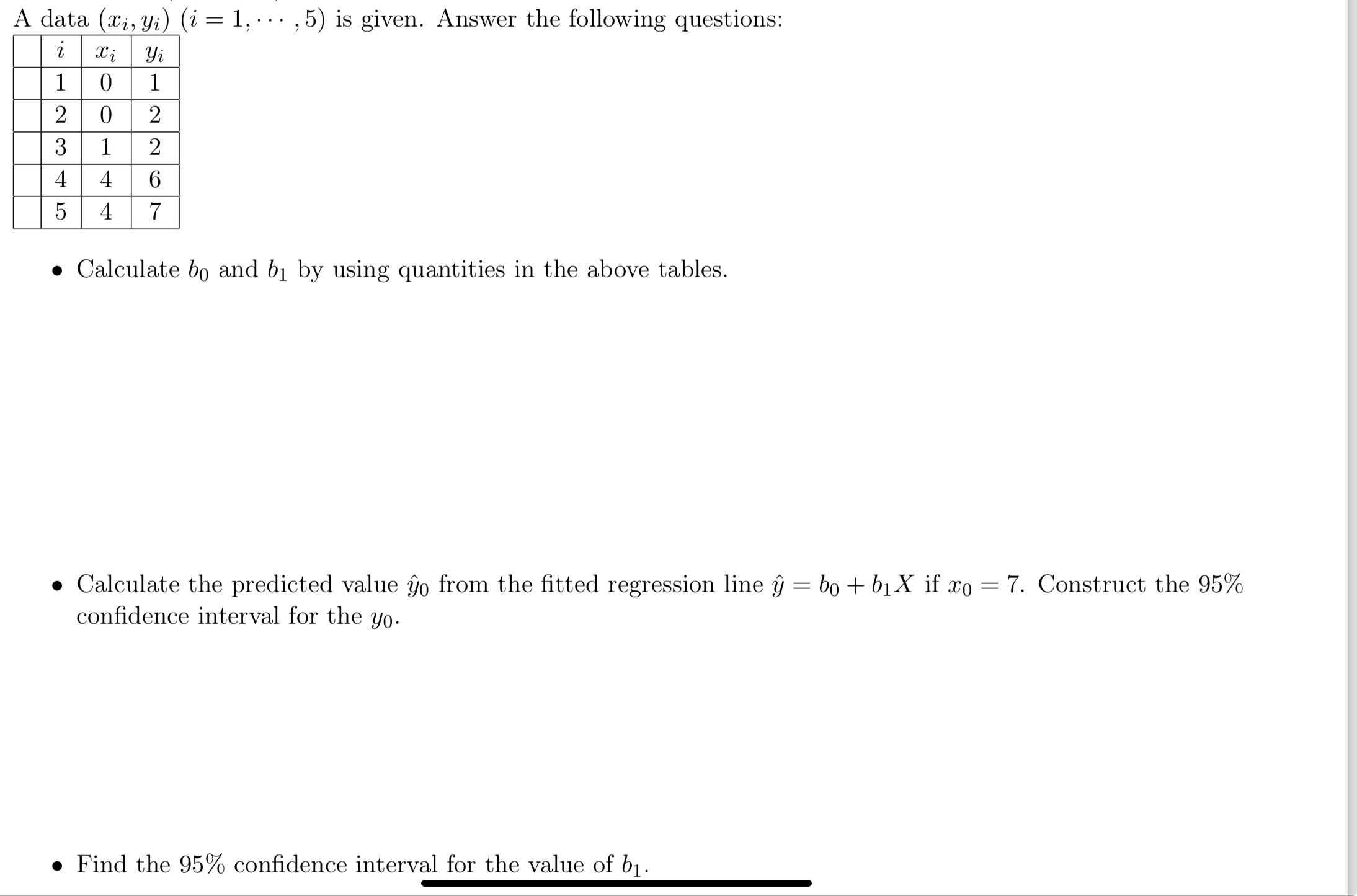 Solved A data )=(1,cdots,5 ﻿is given. Answer the following | Chegg.com