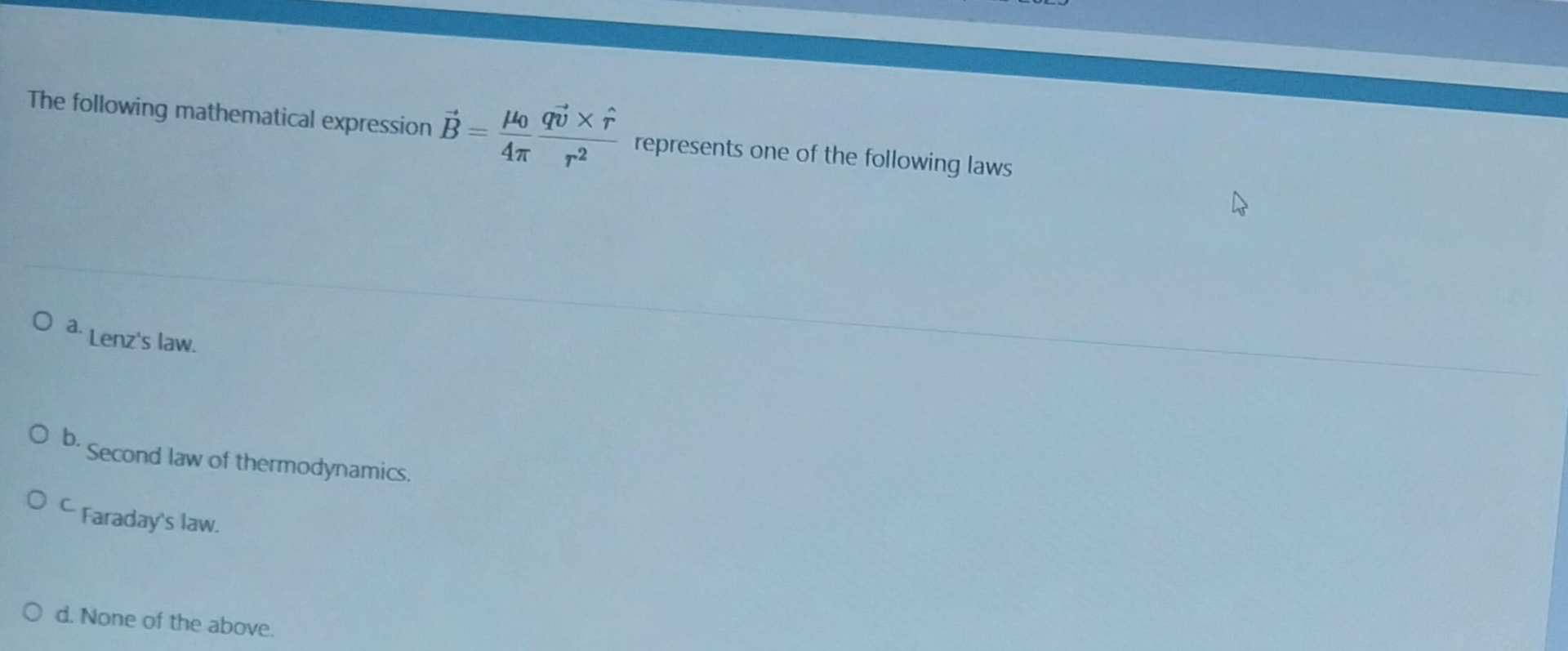 The following mathematical expression | Chegg.com