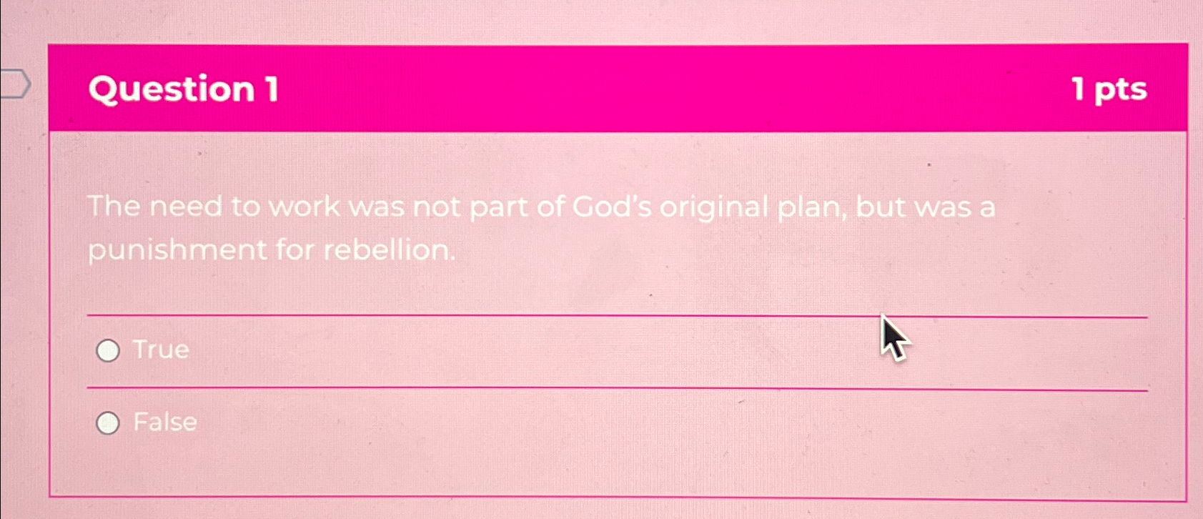 Solved Question 11 ﻿ptsThe need to work was not part of | Chegg.com