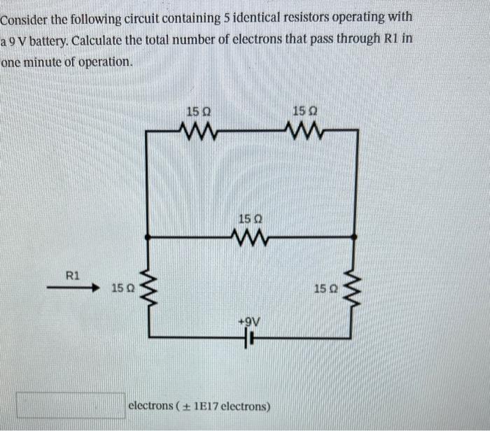 Solved Consider the following circuit containing 5 identical | Chegg.com