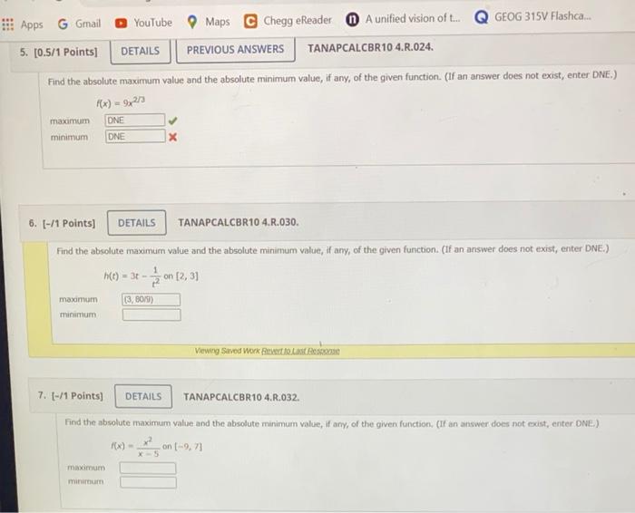 Solved Apps G Gmail YouTube Maps C Chegg eReader A unified | Chegg.com