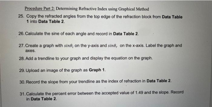 Solved attached is data table 1 and 2 from physics lab- | Chegg.com