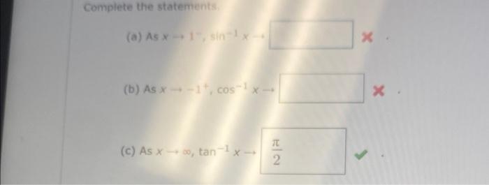 Solved Complete the statements | Chegg.com