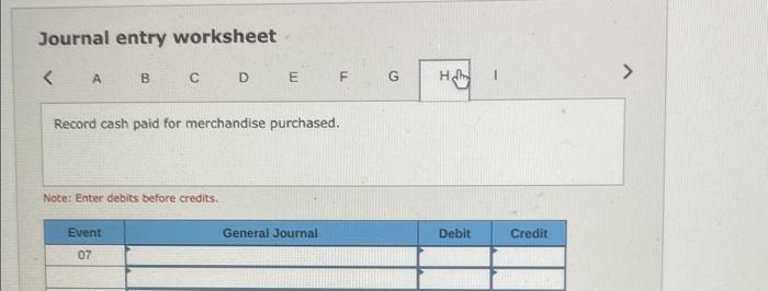 Solved Journal entry worksheetJournal entry worksheet Record | Chegg.com