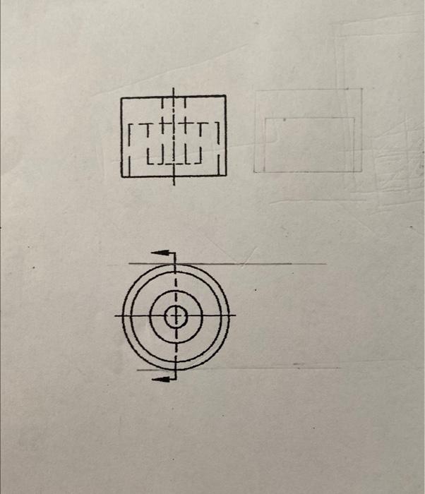 Solved Draw the indicated section view of the object shown. | Chegg.com