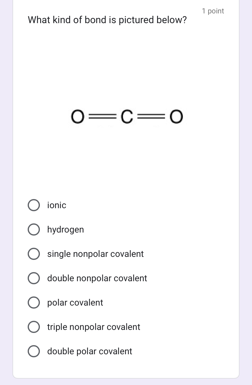 Solved What kind of bond is pictured below?1 | Chegg.com