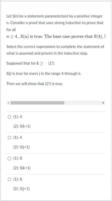 Let Sn be A Statement Parameterized By A Positive