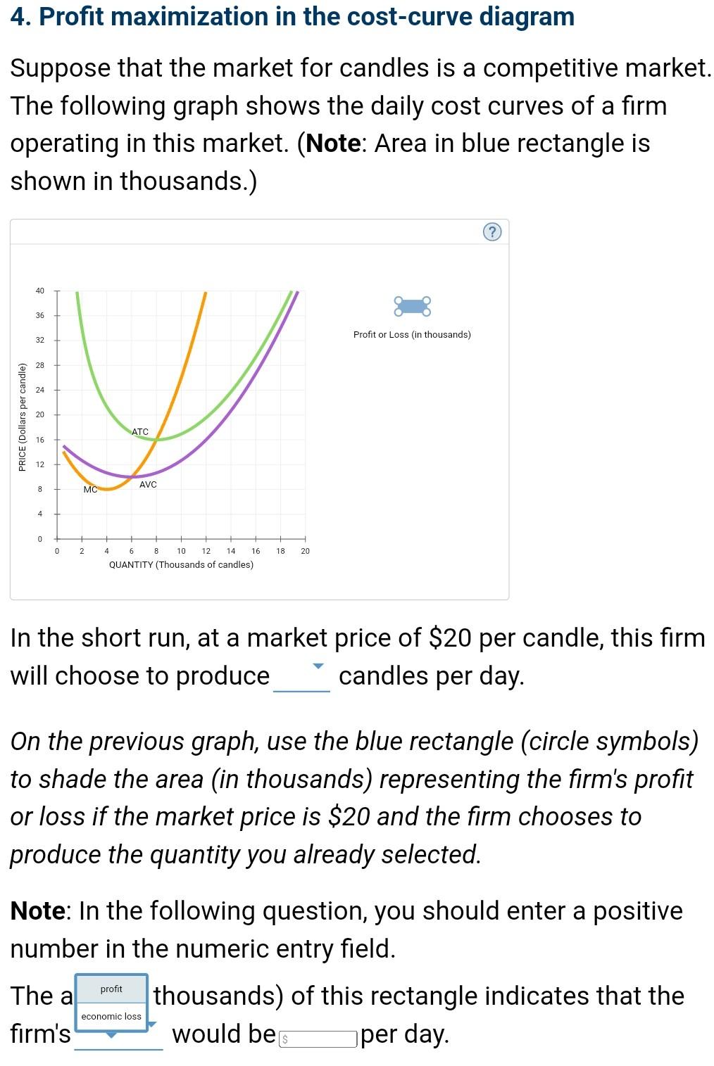 Solved 4. Profit maximization in the cost-curve diagram | Chegg.com