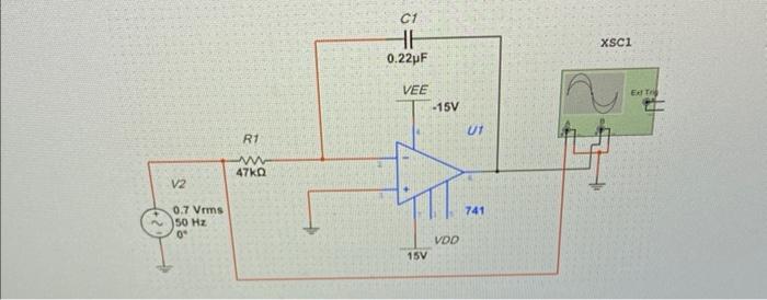 Solved Change the input frequency from 50 Hz to 1 Hz, as | Chegg.com