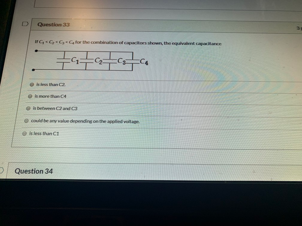 Solved Question 33 If C1 C2 C3 Question 34 | Chegg.com