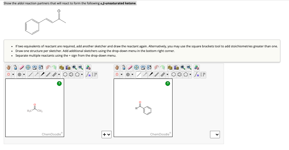 Solved Show the aldol reaction partners that will react to | Chegg.com