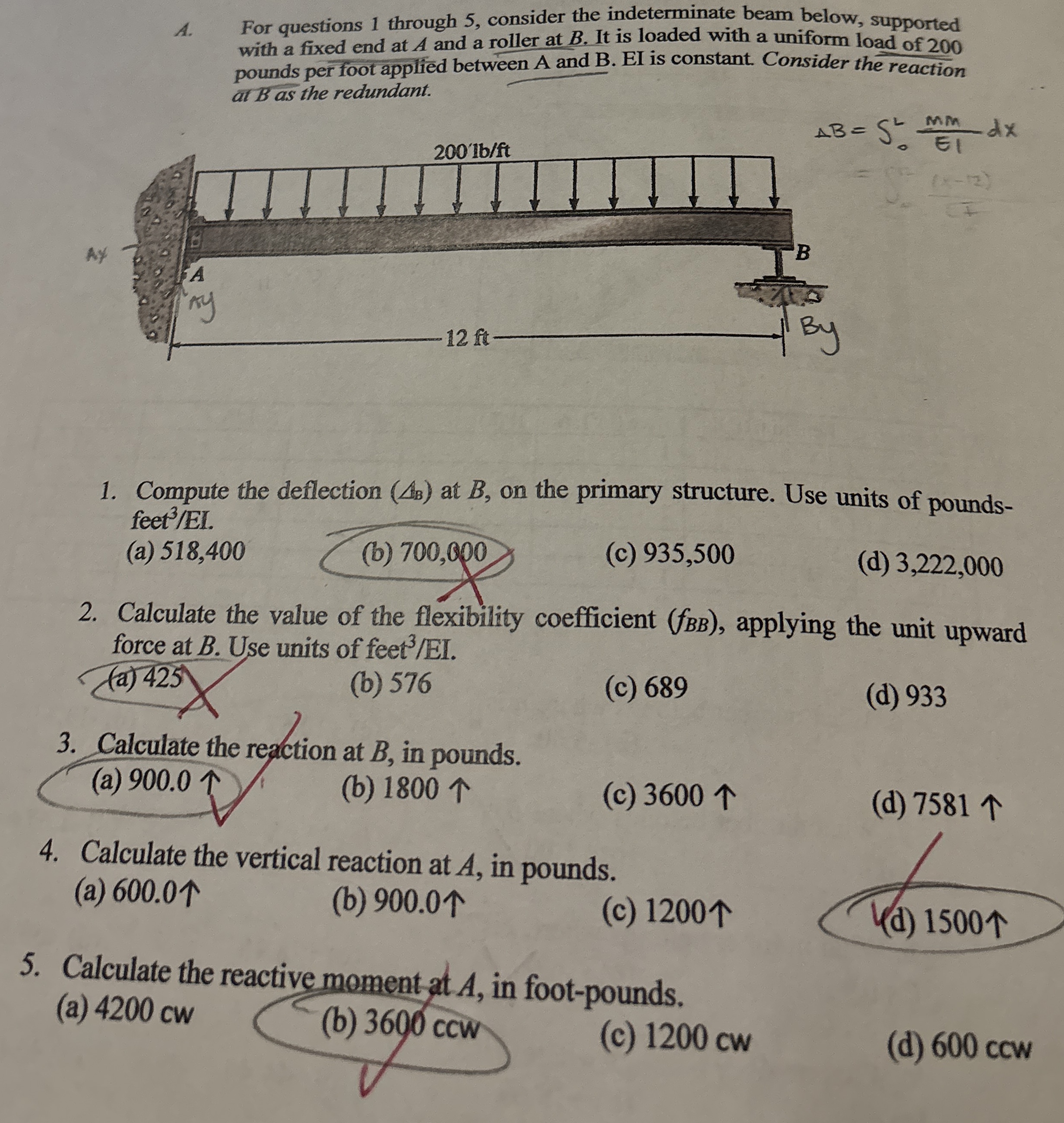 Solved A. ﻿For questions 1 ﻿through 5, ﻿consider the | Chegg.com