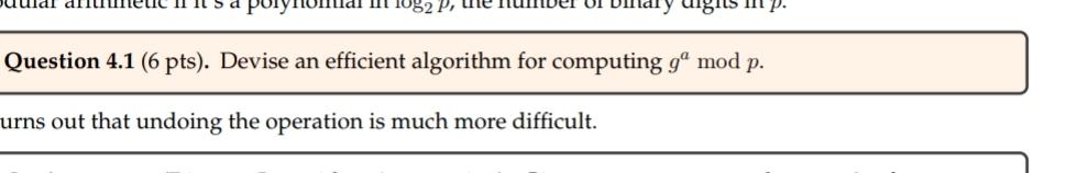 Solved Question 4.1 (6 pts). Devise an efficient algorithm | Chegg.com Solved Question 4.1 (6 pts). Devise an efficient algorithm | Chegg.com