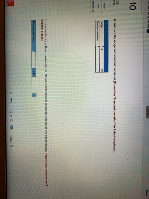 Solved Saved Chapter 3 Assignment 10 A sample of 25 | Chegg.com